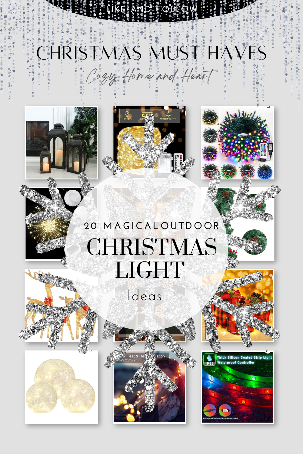 20 Magical Outdoor Christmas Light Ideas - Cozy Home and Heart